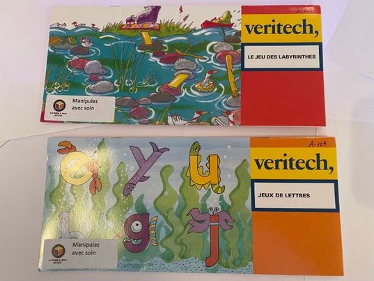 Veritech- Le jeu des labyrinthes et Jeux De Lettres - La boîte à jeux