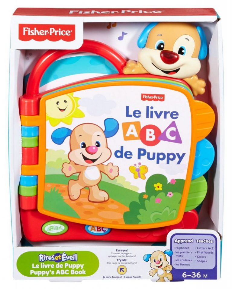 Le livre ABC Puppy - La boîte à jeux