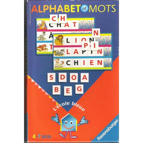 Alphabet et mots - La boîte à jeux