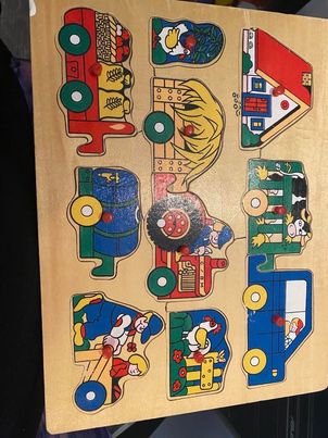 Casse-tête en bois La ferme - La boîte à jeux