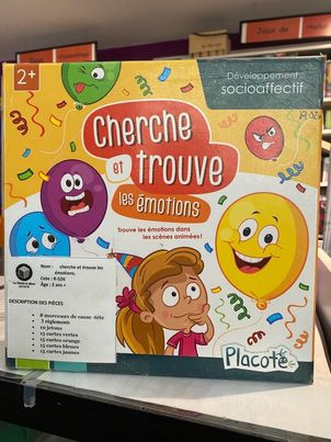 Cherche et Trouve Les Émotions - La boîte à jeux
