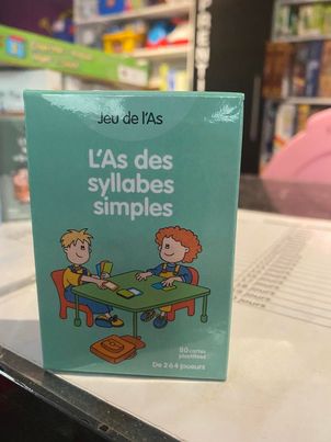 L’As des Syllabes Simples - La boîte à jeux